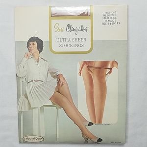 Vintage | Accessories | Vintage Sears Clingalon Nylon Stockings | Poshmark